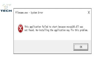 حل مشكلة نقص أو فقدان ملف msvcr100.dll - تك مستقلات